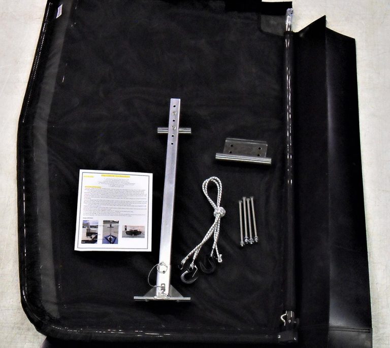 Bow Buddy Trailer Shield installation